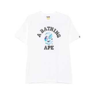 A Bathing Ape A Bathing Ape, Herren, Oberteile, Wei&szlig;, MGr&ouml;&szlig;e