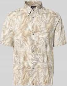 A|X Armani Exchange Regular Fit Freizeithemd mit Kentkragen