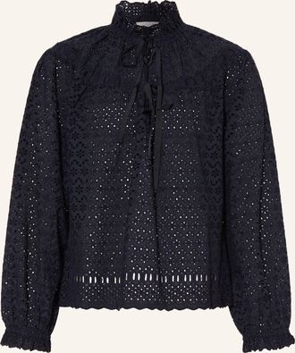 Ulla Johnson Ulla Johnson Blusenshirt Avelie Aus Lochspitze blau