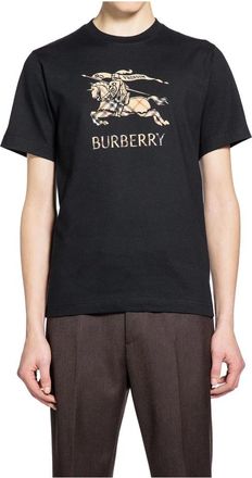 Burberry Homme, Tops, Noir, Taille: 2XL Seth EKD T-Shirt