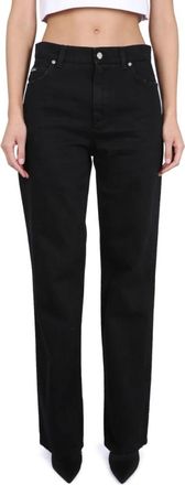Dolce & Gabbana Femme, Jeans, Noir, Taille: 38 FR Jeans droits