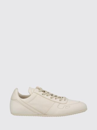 Rick Owens Baskets basses en cuir lisse avec semelle en caoutchouc