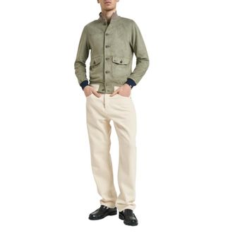 Bob Homme, Vestes, Vert, Taille: 2XL Veste effet daim