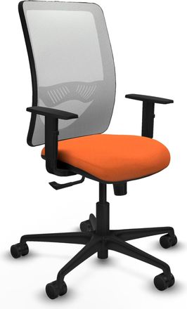 Piqueras y Crespo B&uuml;rostuhl aus Zulema-Stoff mit 1D-Armlehnen, h&ouml;henverstellbare Lendenwirbelst&uuml;tze, ausgestattet mit 3 Positionen und Schneideschaum, mit Rollen von 65