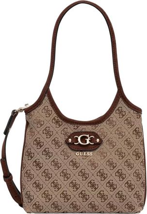 Guess Samantha Mini - Femme - Sacs - Beige - Taille: ONE Size