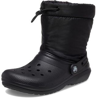 Crocs Unisex Erwachsene Classic Lined Neo Puff Boot Stiefel, Black/Black, 36/37 EU