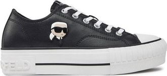 Karl Lagerfeld Sneakers aus Stoff Kampus Max KL60425T Schwarz