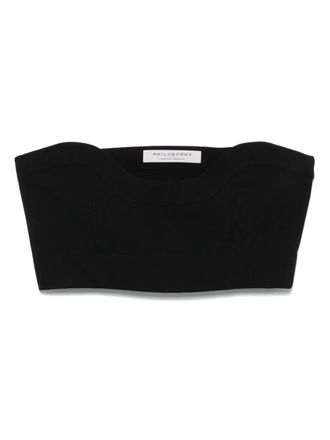 Philosophy di Lorenzo Serafini haut crop - Noir