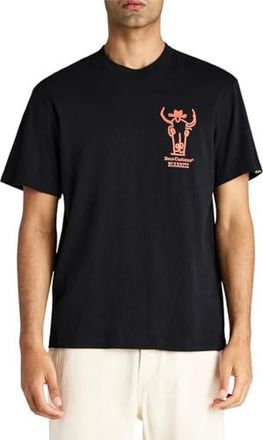 Deus Ex Machina DMP251947D Showdown Tee Black Homme, Noir, Large