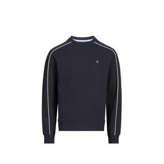 Eden Park Pull col rond en coton m&eacute;lang&eacute;