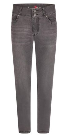 Buena Vista Damen Jeans Tummyless (DE/NL/SE/PL, Alphanumerisch, S, Regular, Regular, grey black)