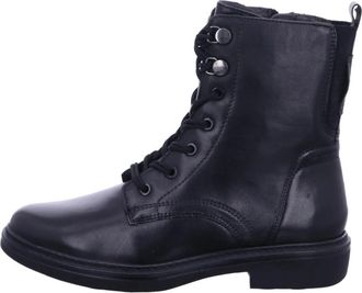 Tamaris Schn&uuml;rstiefel aus Komfort-Leder - - Shoes - Damen - Schwarzk - 37 EU