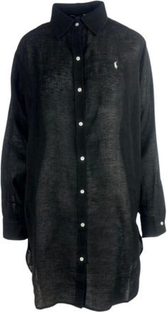 Polo Ralph Lauren Femme, Robes, Noir, Taille: 36 FR Boyfriend Shirt