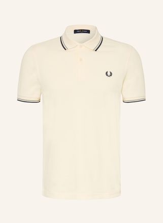 Fred Perry Piqu&eacute;-Poloshirt weiss