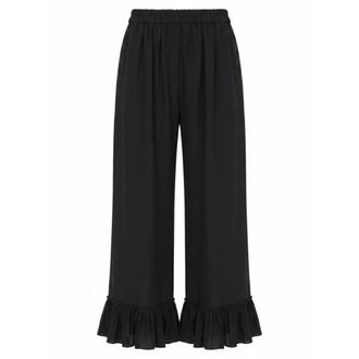 Chlo&eacute; Wide Hosen - - Trousers - Damen - Schwarzk - M