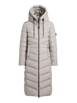 Khujo Damen - Wintermantel - Ingram 4 Steppmantel Winter Mantel (DE/NL/SE/PL, Alphanumerisch, XS, Regular, Regular, BLI-Grey)