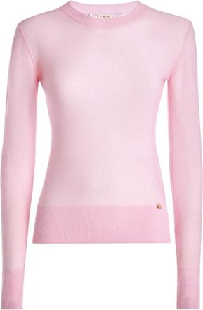 Genny Rundhals-Strickware - - Knitwear - Damen - Rosa - S