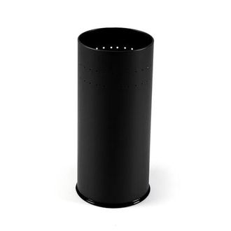 VERSA Malena Porte-Parapluie Moderne pour entrée, Chambre ou Hall, Dimensions (H x L x l) 50 x 23 x 23 cm, métal, Couleur Noir Mat