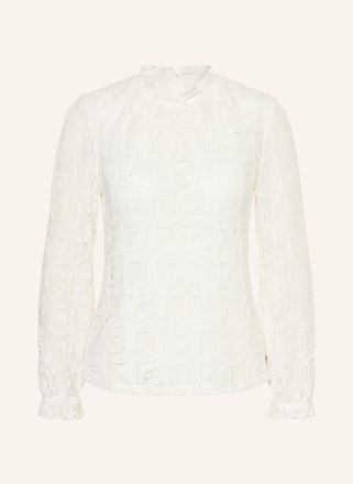 Spieth & Wensky Dirndlbluse Hilda Aus Spitze weiss