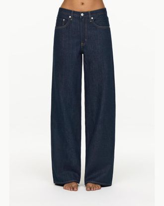 Arket CLOUD Loose Jeans Mit Weitem Bein -Blau