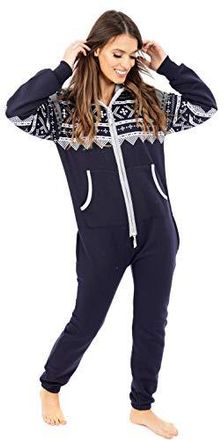 Juicy Trendz Femme Grenouill&egrave;re Capuche Combinaison Dames Tout en Un Onesie Une pi&egrave;ce Pyjama