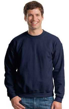 Gildan 50/50 Adult Crewneck Sweat Maillot de survêtement, Bleu Marine, XXXXL Homme