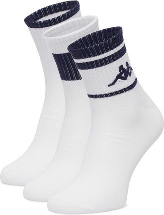 Kappa Lange Socken Kappa CEO_KR_ANKLE_SS26 (3-PACK) Wei&szlig;