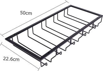 Garneck Glasbehälter Für Weinflaschen Hängeständer Für Weinflaschen Weinregal Aus Weinregal Für Zuhause Und Bar Mit Halterungen Für