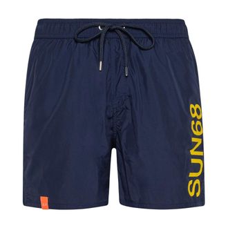 Sun 68 Macro Logo Badeshorts - - Swimwear - Herren - Blau - L