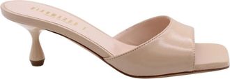 Gianmarco F. Femme, Chaussures, Beige, Taille: 40 EU Mule &agrave; Talon Tucson