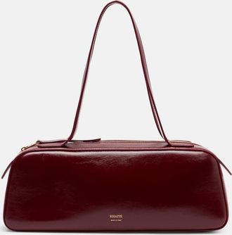 Khaite Schultertasche Simona aus Lackleder