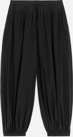 Arket Baumwollhose Mit Ballonschnitt -Schwarz