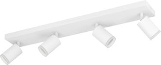 Eglo connect.z Smart-Home LED Deckenlampe Melitello-Z, Deckenstrahler mit 4 Spots, ZigBee, Matter, App und Sprachsteuerung Alexa, warmwei&szlig;-kaltwei&szlig;, RGB, D