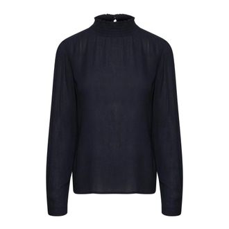 Kaffe Pulls &agrave; col roul&eacute; - Femme - Blouses et Chemises - Bleu - Taille: 46 FR
