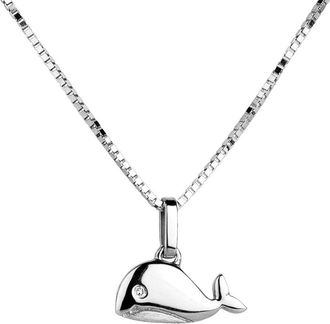 Edenly Baby Wal - Großes Modell - Weißgold