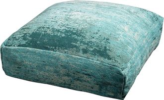 Invicta Interior Design Bodenkissen MODERN Art 70cm t&uuml;rkis abstraktes Muster Sitzkissen