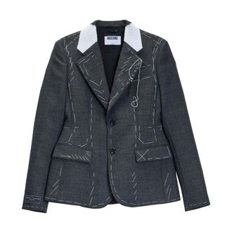 Moschino Femme, Vestes, Gris, Taille: 40 FR Giacca Alta Sartoria