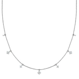 Glanzst&uuml;cke M&uuml;nchen Halskette - Sterling Silber Halskette Zirkonia - Gr. unisize - in Silber - f&uuml;r Damen