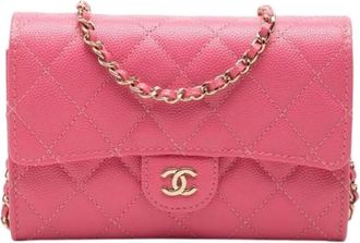 Chanel Pre-owned Vintage Mini Schultertasche - - Pre-owned - Damen - Rosa - ONE SIZE