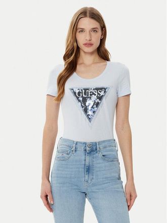 Guess T-Shirt W5RI00 J1314 Blau Regular Fit
