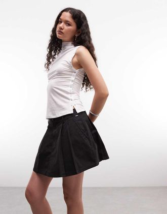 Vans Authentic - Kurzer Chino-Rock in Schwarz