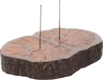 OSALADI Felt Doll Display Stand Metallnadel Holzsockel Vielseitig Puppenhalter Filzpuppenständer für Kleine Figuren DIY Handarbeit