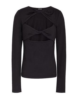 8 by YOOX L/SLEEVES CUT-OUT KNOT TOP