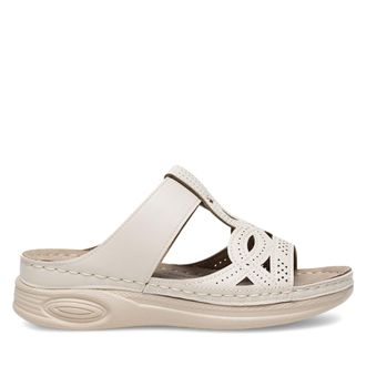 Clara Barson Pantoletten Clara Barson WYL0510-28 Beige