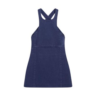 Miu Miu Garment-dyed Gabardine Mini Dress - - Dresses - Damen - Blau - S