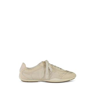 Brunello Cucinelli Femme, Chaussures, Beige, Taille: 37 1/2 EU Baskets basses en daim