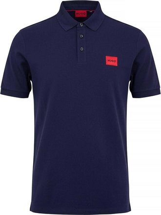 HUGO BOSS Hugo - Dereso Poloshirt f&uuml;r Herren, kurz&auml;rmlig (Marine)