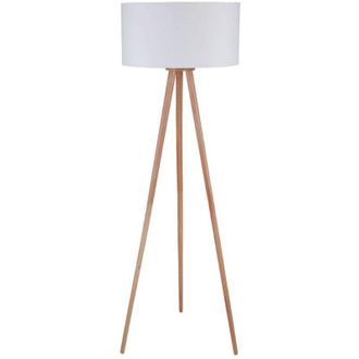 Lindby Lindby - Lampadaire Trepied Charlia en textile pour salon & salle &agrave; manger