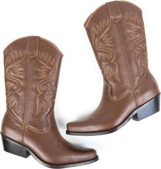 Will’s Vegan Store Damen vegan Westernstiefel Braun