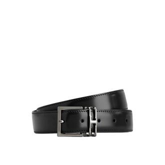Tod's Homme, Accessoires, Noir, Taille: 100 CM Reversible Belt